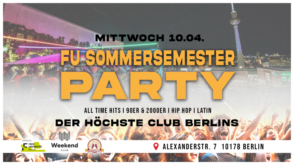 Studentenparty in Berlin | Immertrikuliert